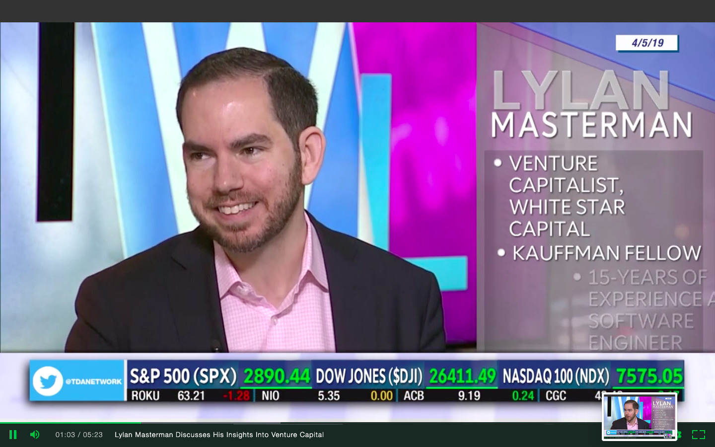 TDAmeritrade Network - Lylan Masterman - Lylan Masterman